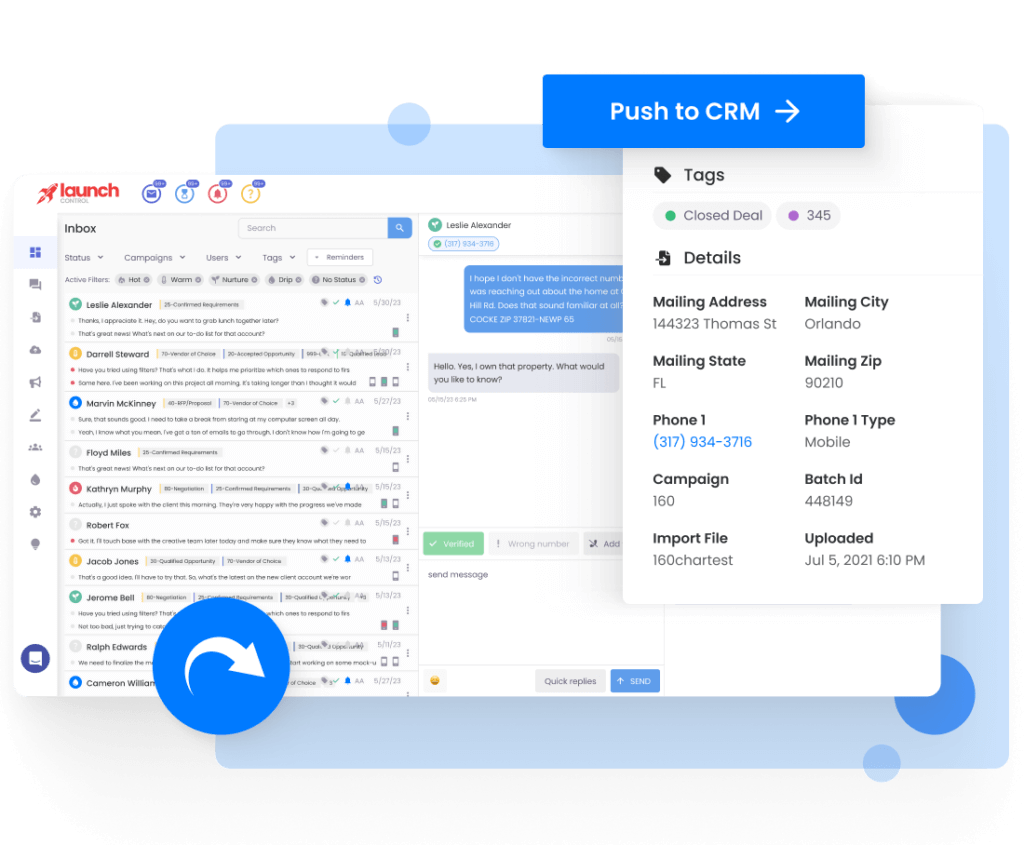 All-in-one CRM - Launch Control